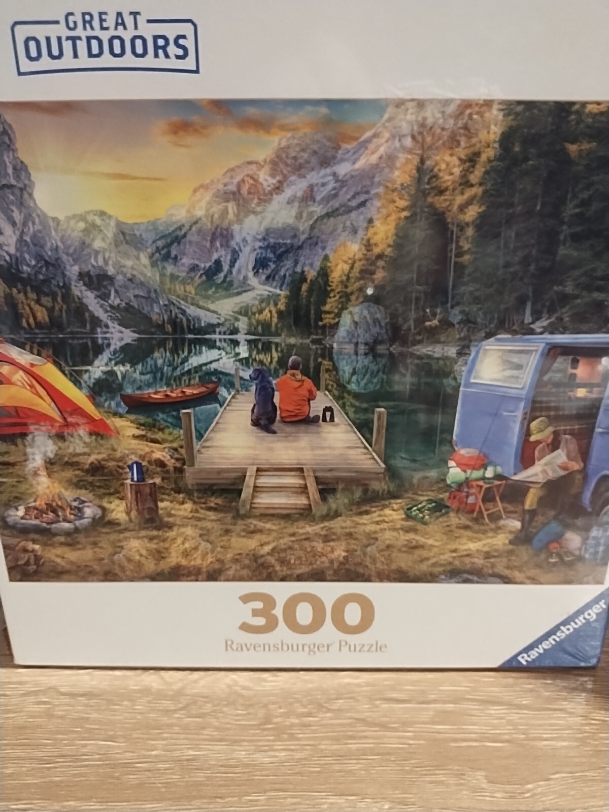 Ravensburger Puzzles Great Outdoors Series "Calm Campsite" 300 pieces ...