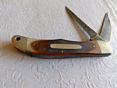 OLDER VINTAGE SCHRADE USA 250T OLD TIMER 2 BLADE KNIFE | eBay