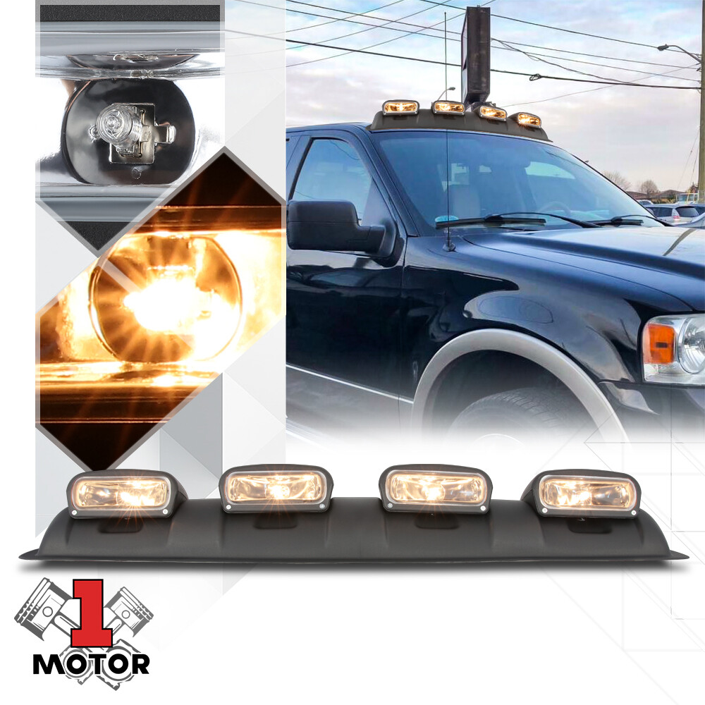 Universal Clear Lens Off Road Top Roof Mount Fog Light Lamp w/ Harness ...