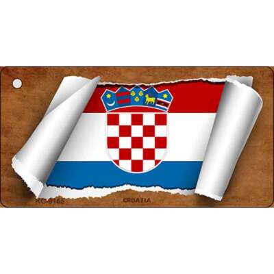 Croatia Flag Scroll Novelty Aluminum Key Chain KC-9165 | eBay