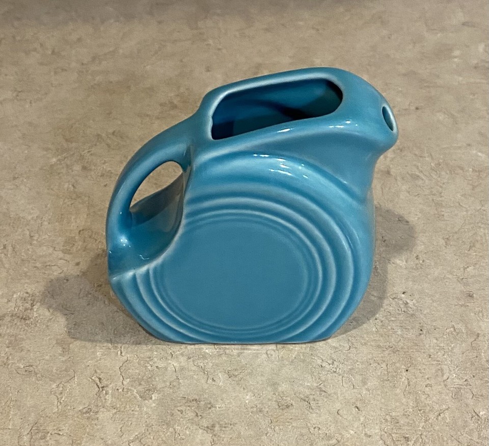 Fiesta NEW Turquoise Mini Disc Pitcher~~Fiestaware | eBay