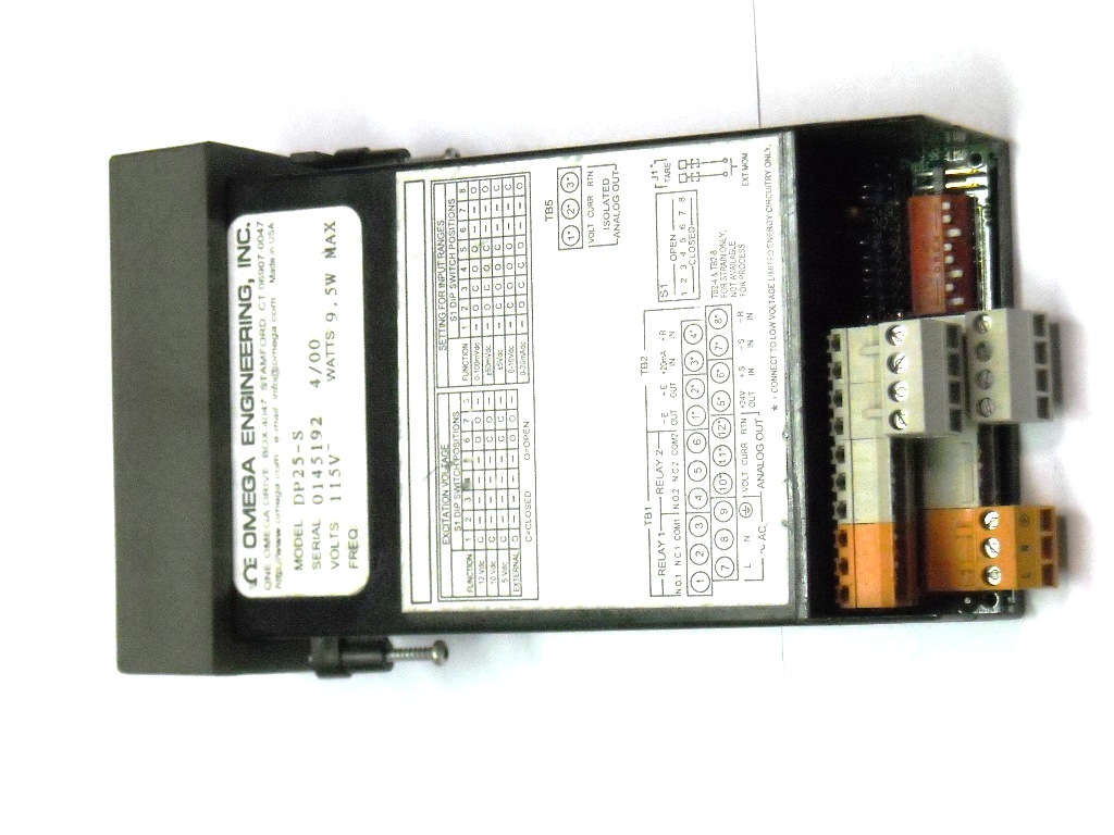 OMEGA DP25-S Digital strain gage panel meter, 115 Vac power | eBay