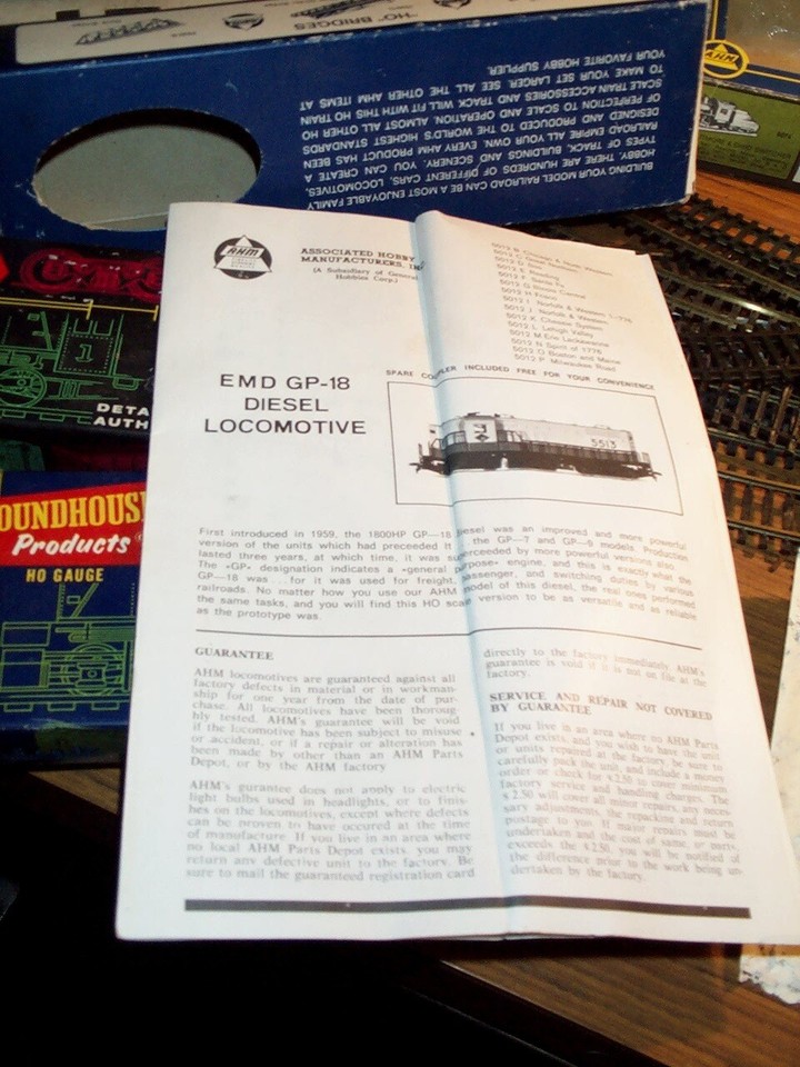 MODEL TRAIN Empty Box LOT TRACKS Connector Trains Vintage Railroad ...