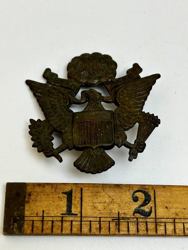 UNUSUAL WW1 US Army Military Officer Hat Cap Badge Pin Insignia | eBay