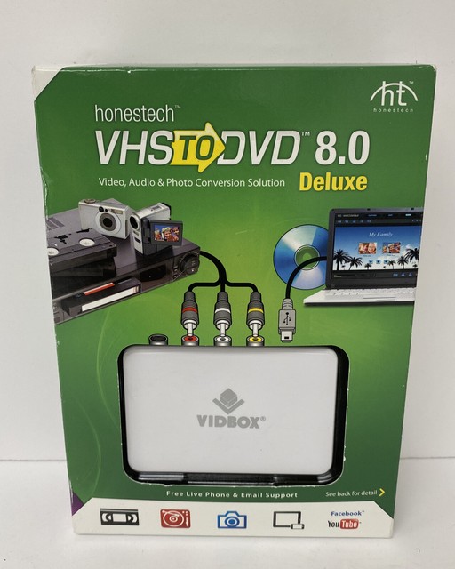 Honestech VHS to DVD 8.0 Deluxe for sale online | eBay