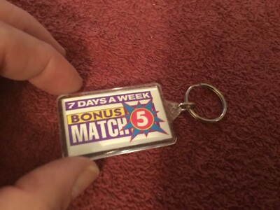 Maryland Lottery Match Five Advertising Key Chain | eBay