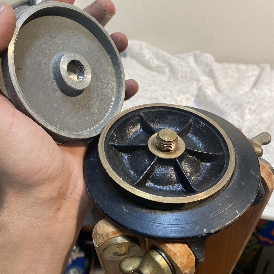 Antique Vintage Surveying Transit Compass Tripod 2 Wood Brass W. & L.E ...