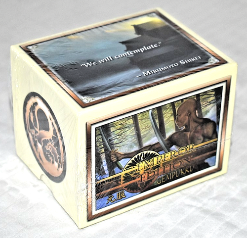 L5R Emperor Edition Gempukku DRAGON Clan Box (decks and booster packs ...