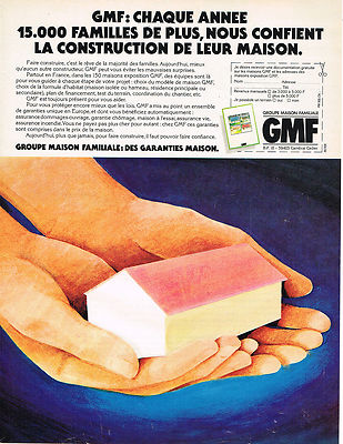 PUBLICITE ADVERTISING 044 1979 GMF la garantie maison | eBay