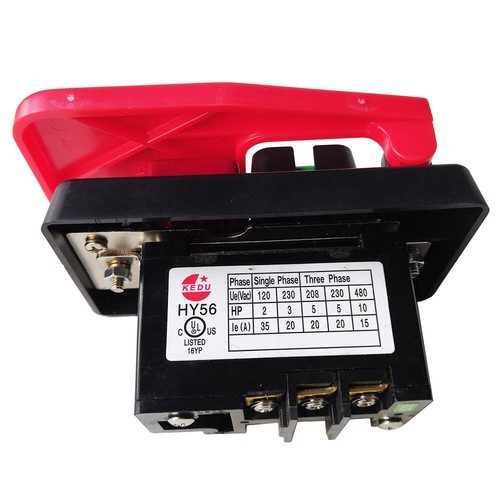 KEDU HY56 220V 380V 20A Industrial On Off Large Pushbutton Switch for ...