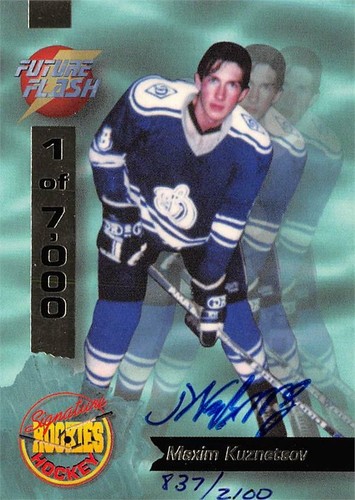 Maxim Kuznetsov autographed Hockey Card (Russia) 1994 Signature Rookies ...