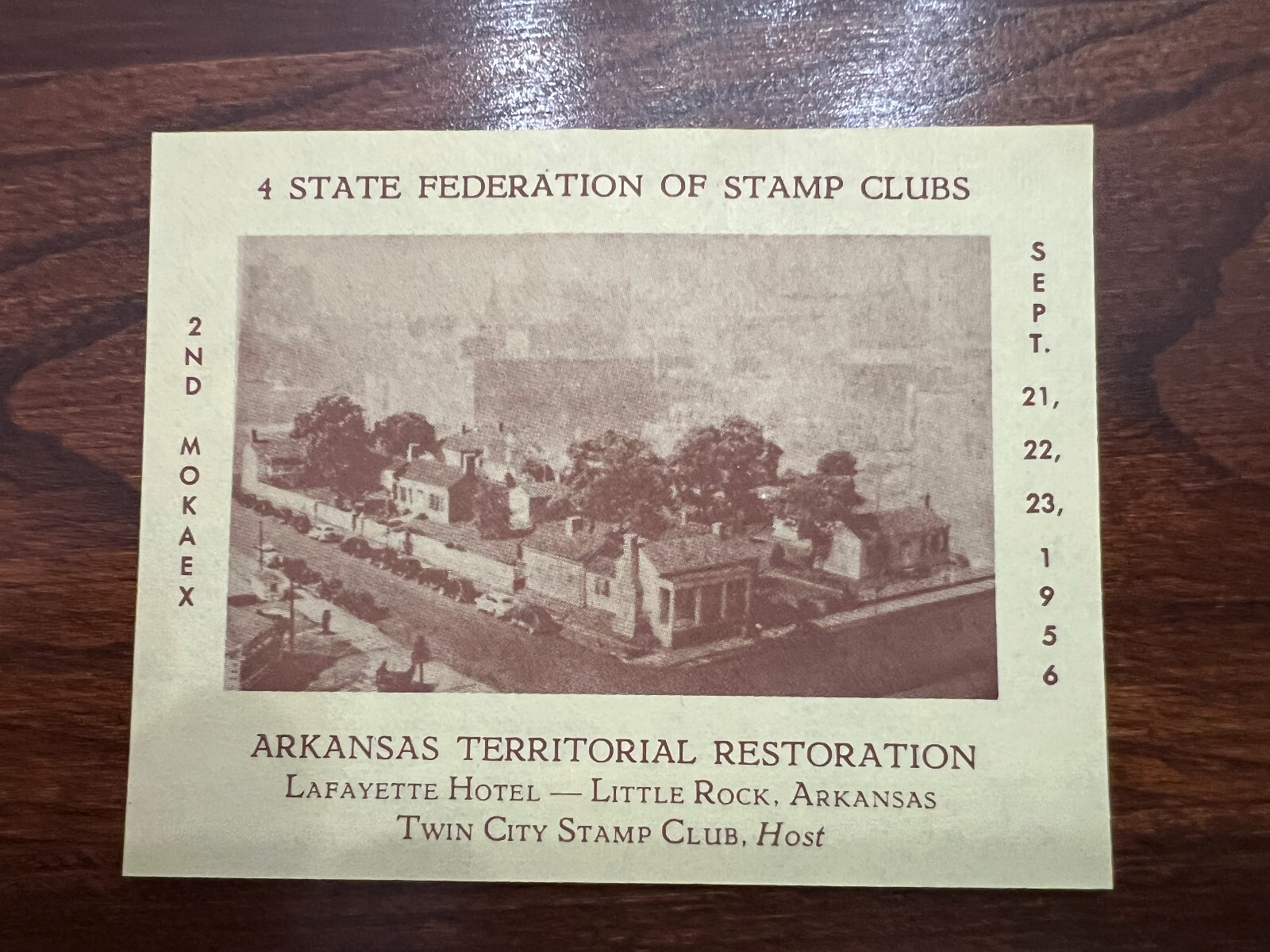 U.S. POSTER stamps Four State Federation of Stamp Clubs, cinderellas ...