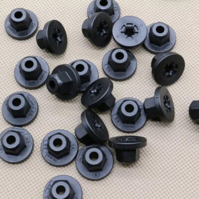 50Pcs Black Nylon Rear Fender Liner Retainer Nut For BMW 51161943122 | eBay