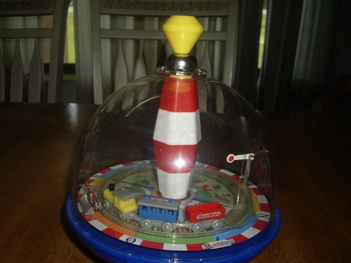 EUC Alldoro Spinning Top Toy with Train Action and Sounds Germany ...