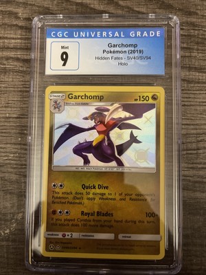 Garchomp Pokemon Hidden Fates Shiny Vault Holo Rare SV40/SV94 CGC ...