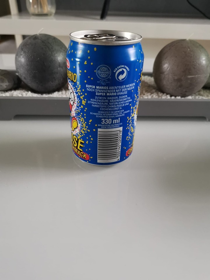Super Mario Brause Dose Snes Nes Nintendo 64 Super Mario Fizzy Drink ...