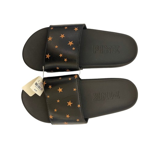 Victoria’s Secret Pink Gold Star Slides | eBay