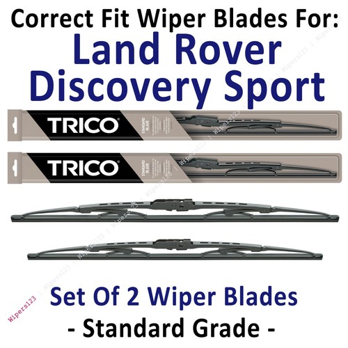 Wiper Blades 2pk Standard Wipers fits 2015+ Land Rover Discovery Sport ...