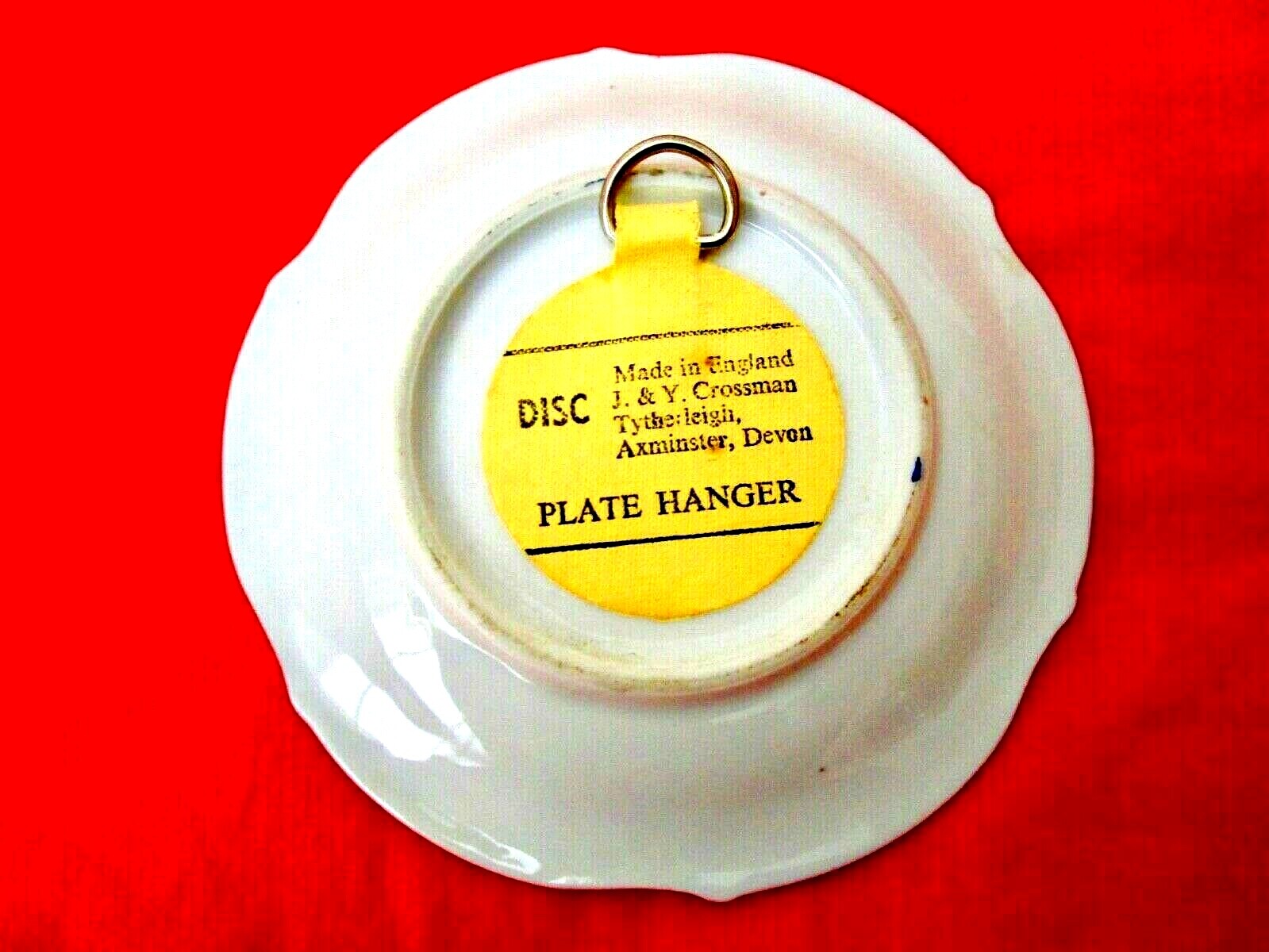 Beautiful J&Y Crossman Porcelain Picture Plate, England, Signed | eBay