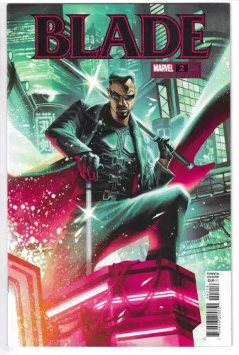 Blade #2 - 1st Printing - 1/25 Manhanini Variant Cover - Marvel Comics ...