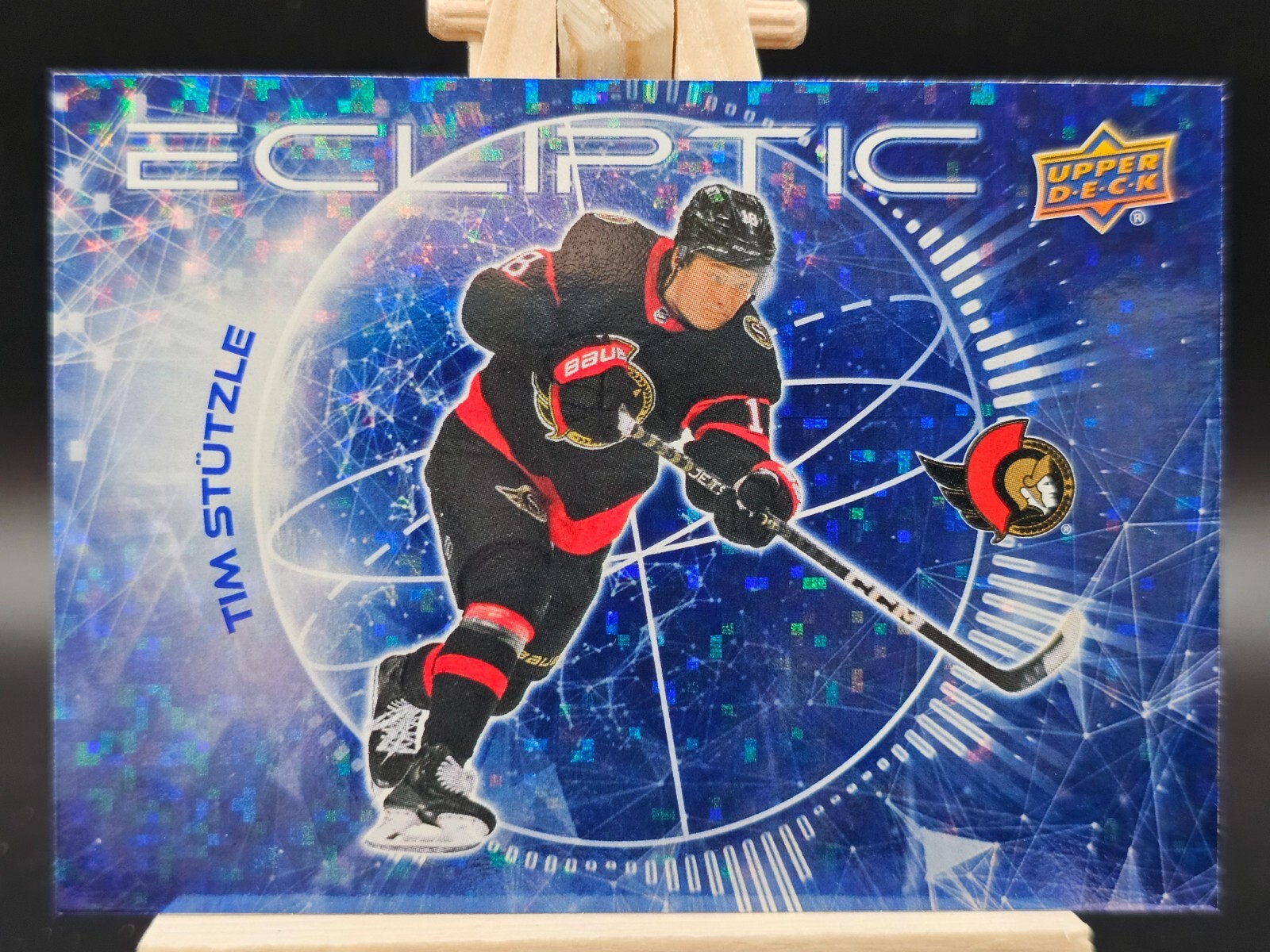 2023-24 Upper Deck Series 2 Tim Stutzle Ecliptic SPARKLE Ottawa ...
