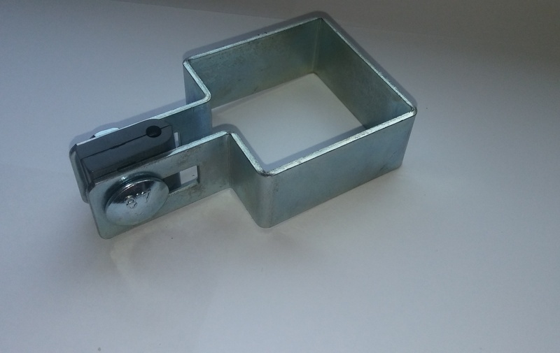 Galvanised Fence Square Rectangular Post Panel Clips Clamp Selection ...