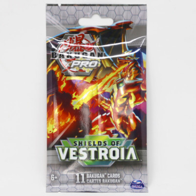 Bakugan Pro, Shields of Vestroia Booster Pack with 11 Collectible ...