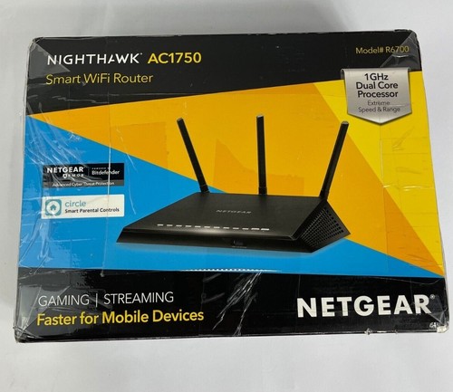Netgear R6700v3 Nighthawk AC1750 Smart WiFi Router *PLEASE READ ...