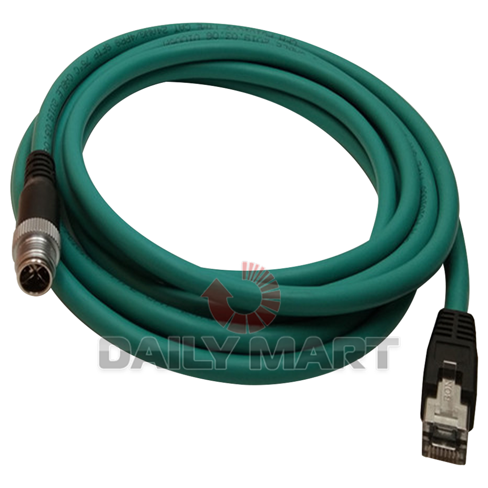 New In Box COGNEX CCB-84901-2001-15 M12 Straight Ethernet Cable | eBay