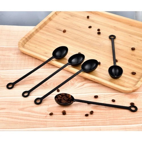 5pcs Long Handle Coffee Scoop Bendable Fruit Powder Spoon Seasoning ...