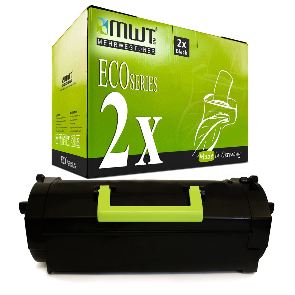 2x MWT PRO Toner XXL for Lexmark 24B6015 XM-5163 XM-5170 each 35,000 ...