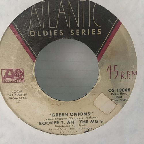 BOOKER T & THE M. G S . 7" VINYL SINGLE , GREEN ONIONS / CHINESE ...