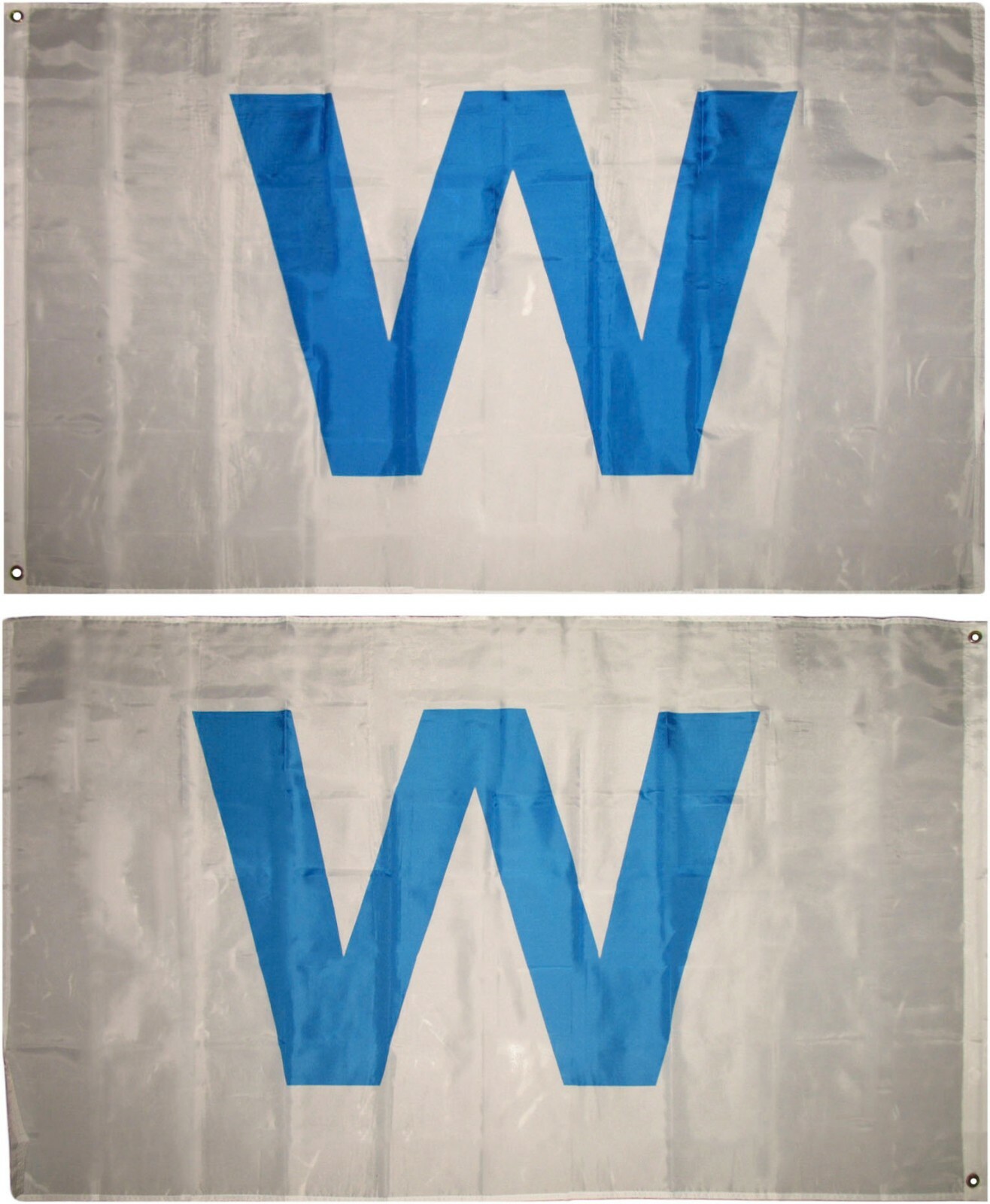 Light Blue Win W Chicago Wins Flag Super Poly 3x5 3'x5' feet Flag ...