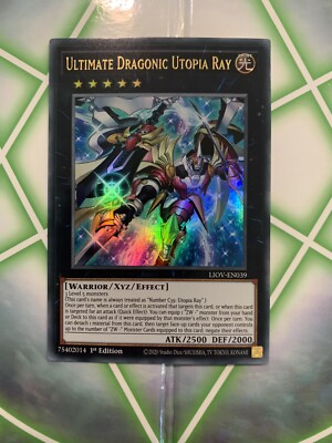 Yu-Gi-Oh! TCG Ultimate Dragonic Utopia Ray Lightning Overdrive LIOV ...
