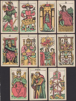 Earliest Old INSIGHT INSTITUTE Square Corner Tarot Playing Cards ...