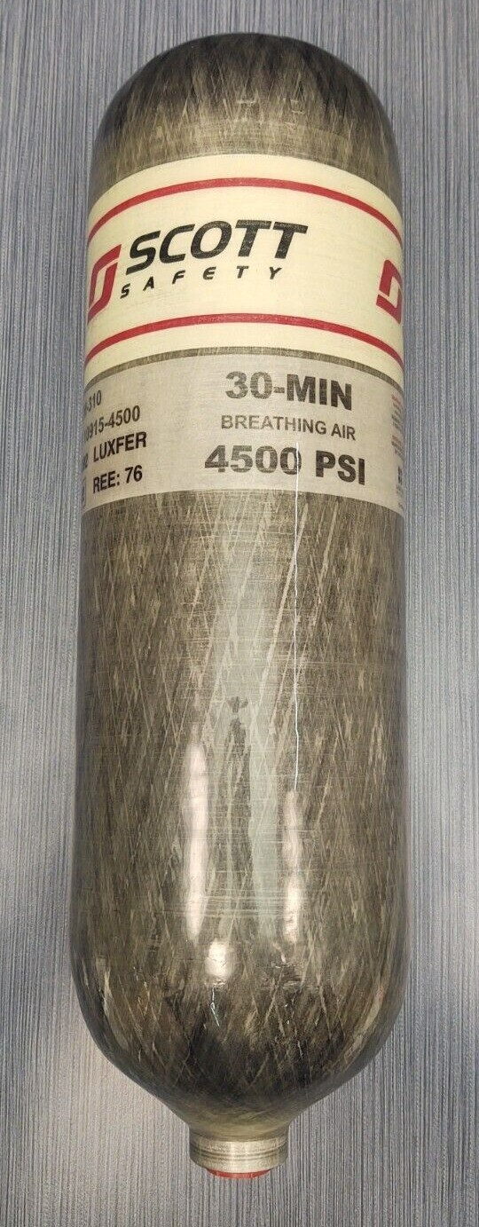 Scott Safety Air Tanks TC-3CCM-310 30 min breathing air 4500 psi w ...