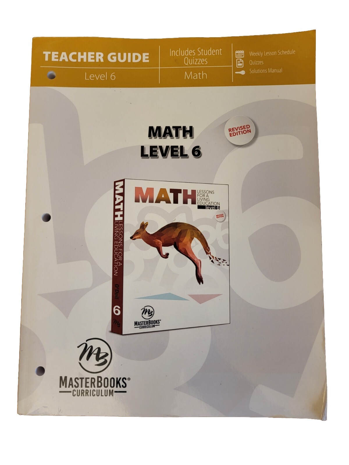 Math Lessons for a Living Education : Level 6 Teacher Guide [Master ...