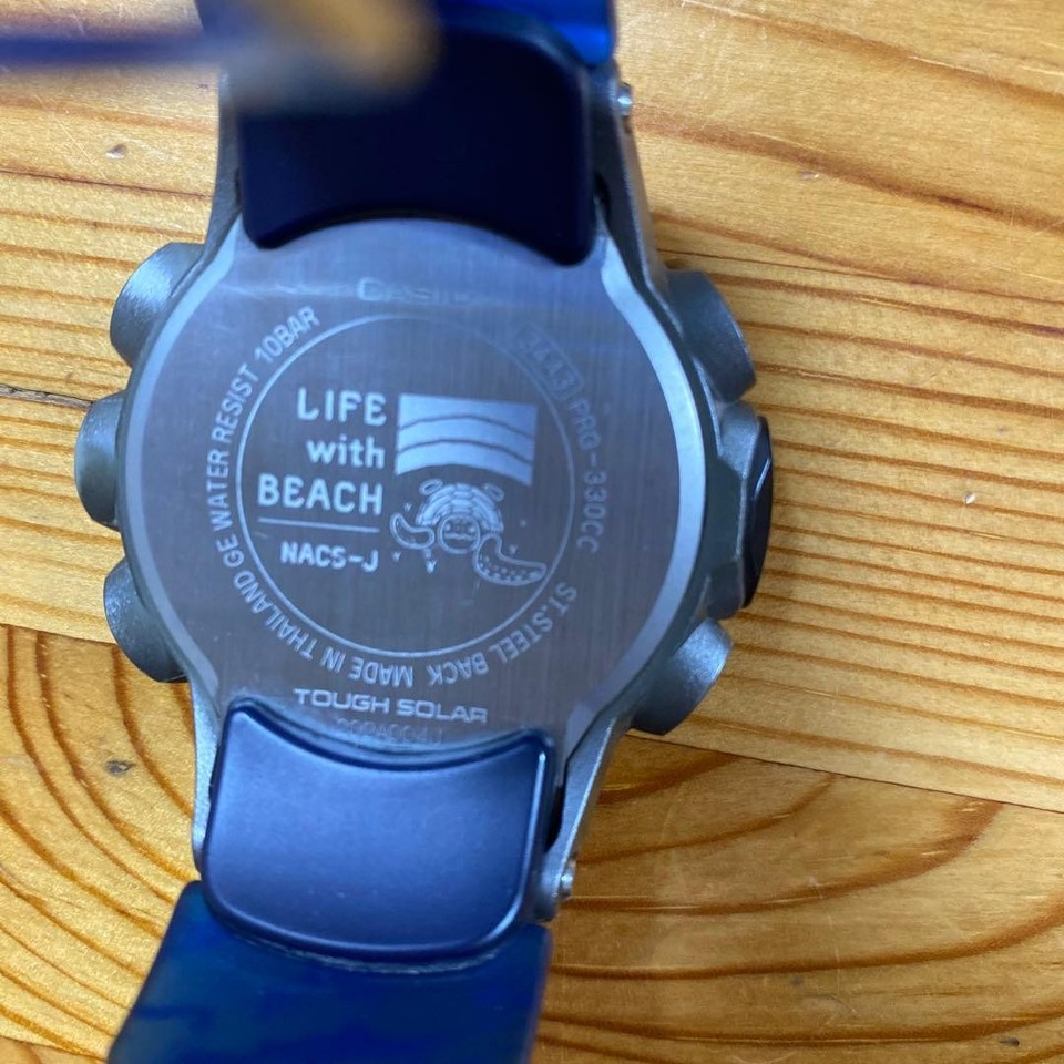 Casio PRO TREK Digital Watch Sea Turtle Limited Collab Used, Working | eBay
