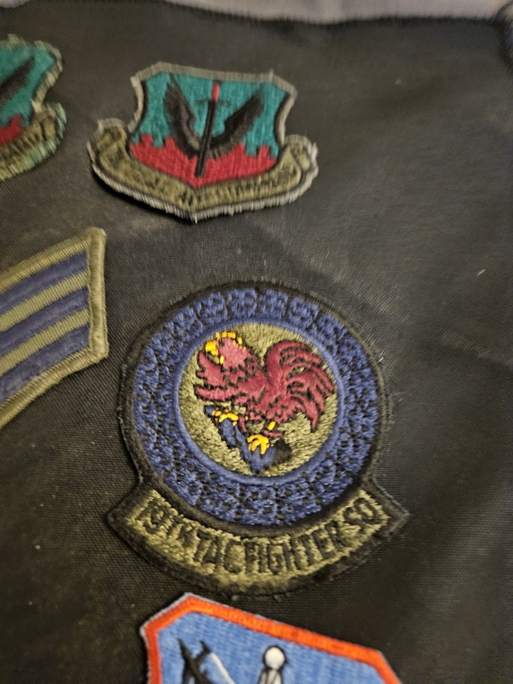 Vintage Lot 9 Patches USAF United States Air Force Rare lot Sac Mach 2 ...