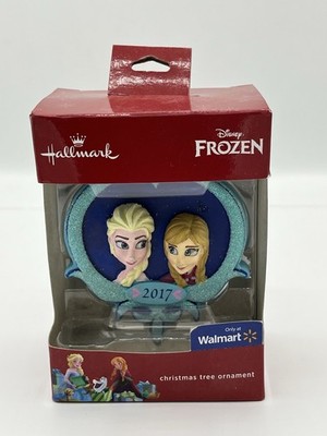 2017 Hallmark Frozen Elsa & Anna Ornament — Walmart Exclusive — NIB | eBay
