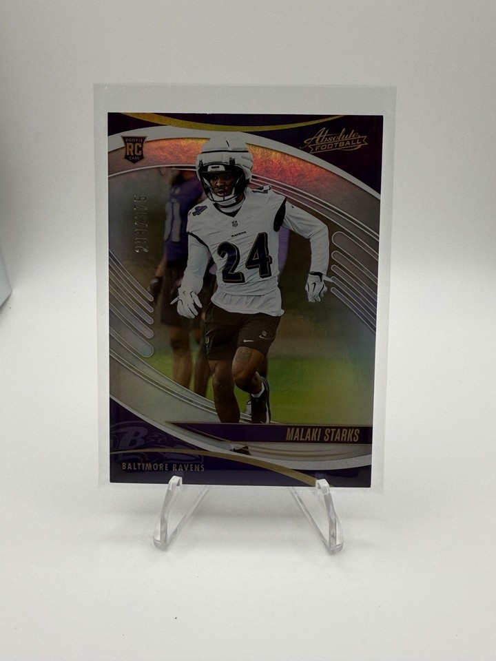 Malaki Starks 2025 Panini Absolute NFL RC Spectrum /375 Rookie #155 ...