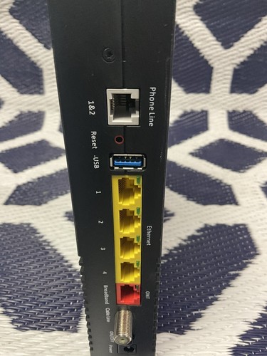 Arris Frontier NVG468MQ Ethernet Voice Gateway Wi-Fi Modem Router Only ...