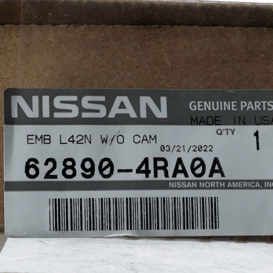 NEW OEM 2016-2019 Nissan Maxima Radiator Grille Emblem Front Logo 62890 ...