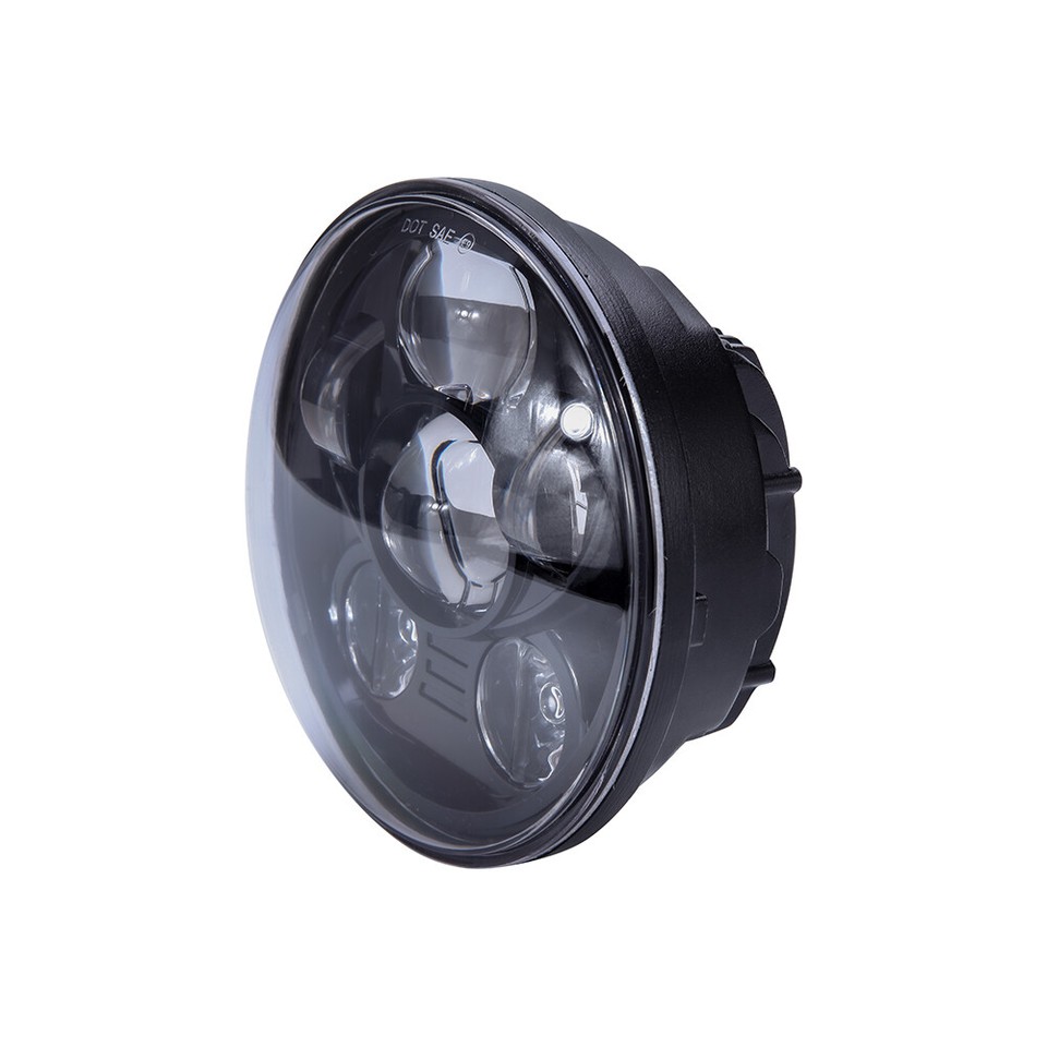 4pcs Round 5.75" LED Headlights Hi/Lo Beam Projector For PETERBILT Semi ...