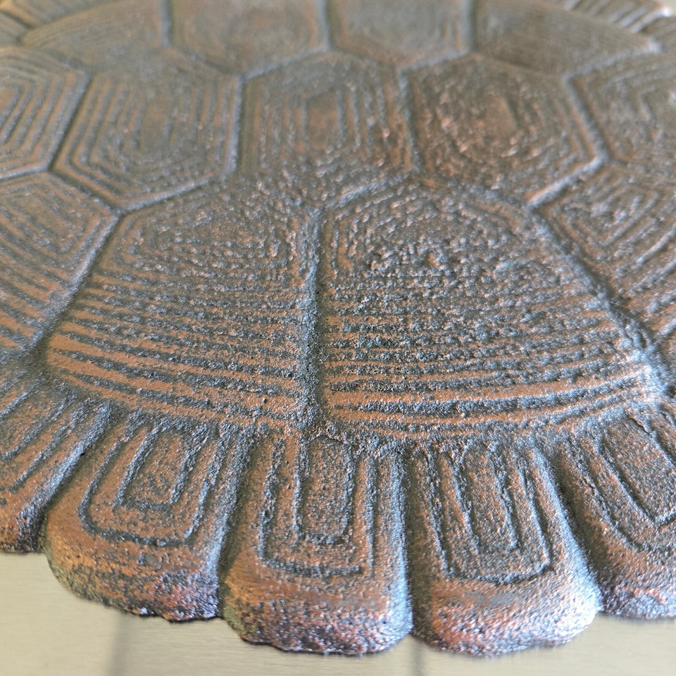 LARGE Turtle Stepping Stone Paver Decorative Cast Iron Yard Garden ...