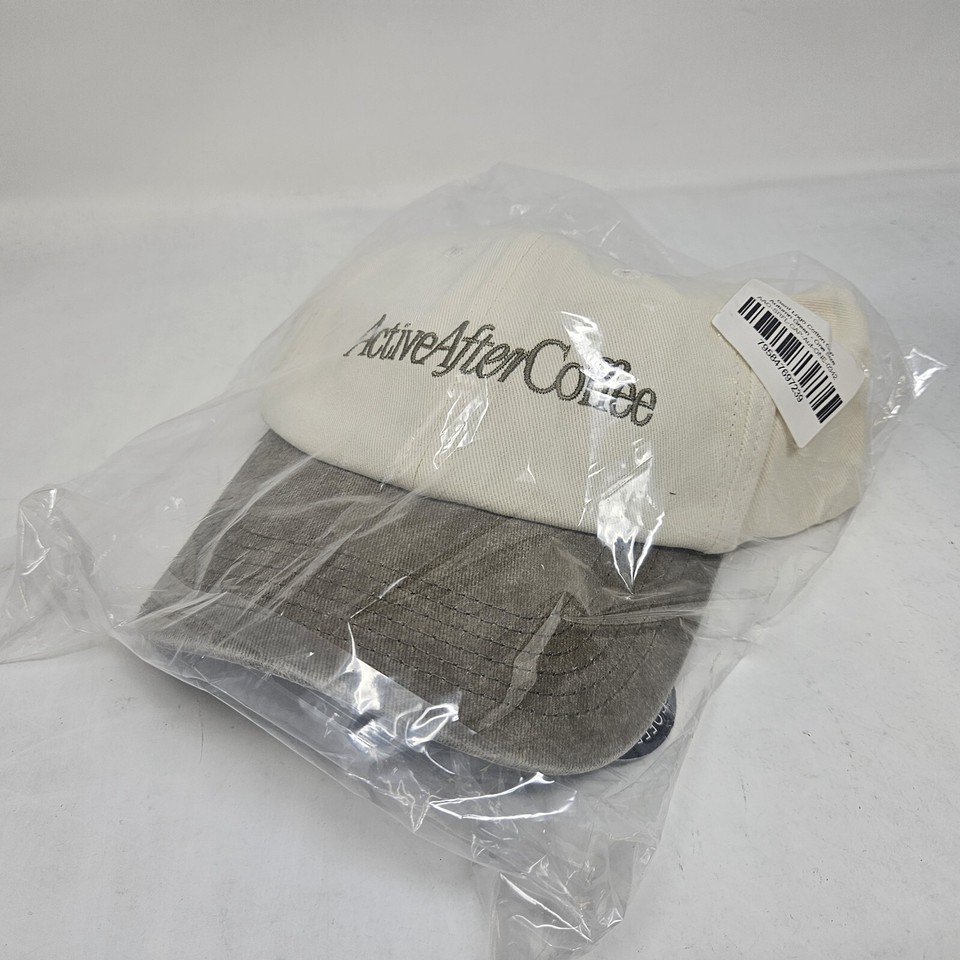 NEW Active After Coffee 'Serif Logo' 2-Tone Cap / Autumn Green / One ...
