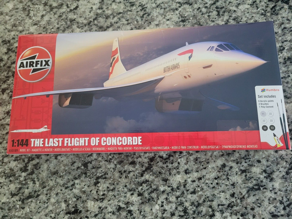 The Last Flight of Concorde Model Set - Airfix A50189 Brand NEW | eBay