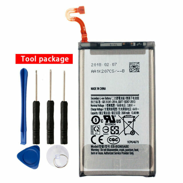 Replacement Battery for Samsung Galaxy S9 Plus 3500 mAh Eb-bg965abe for ...