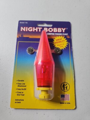 Night Bobby Model No. 118 Lighted Fishing Float - Brand New Light Up ...