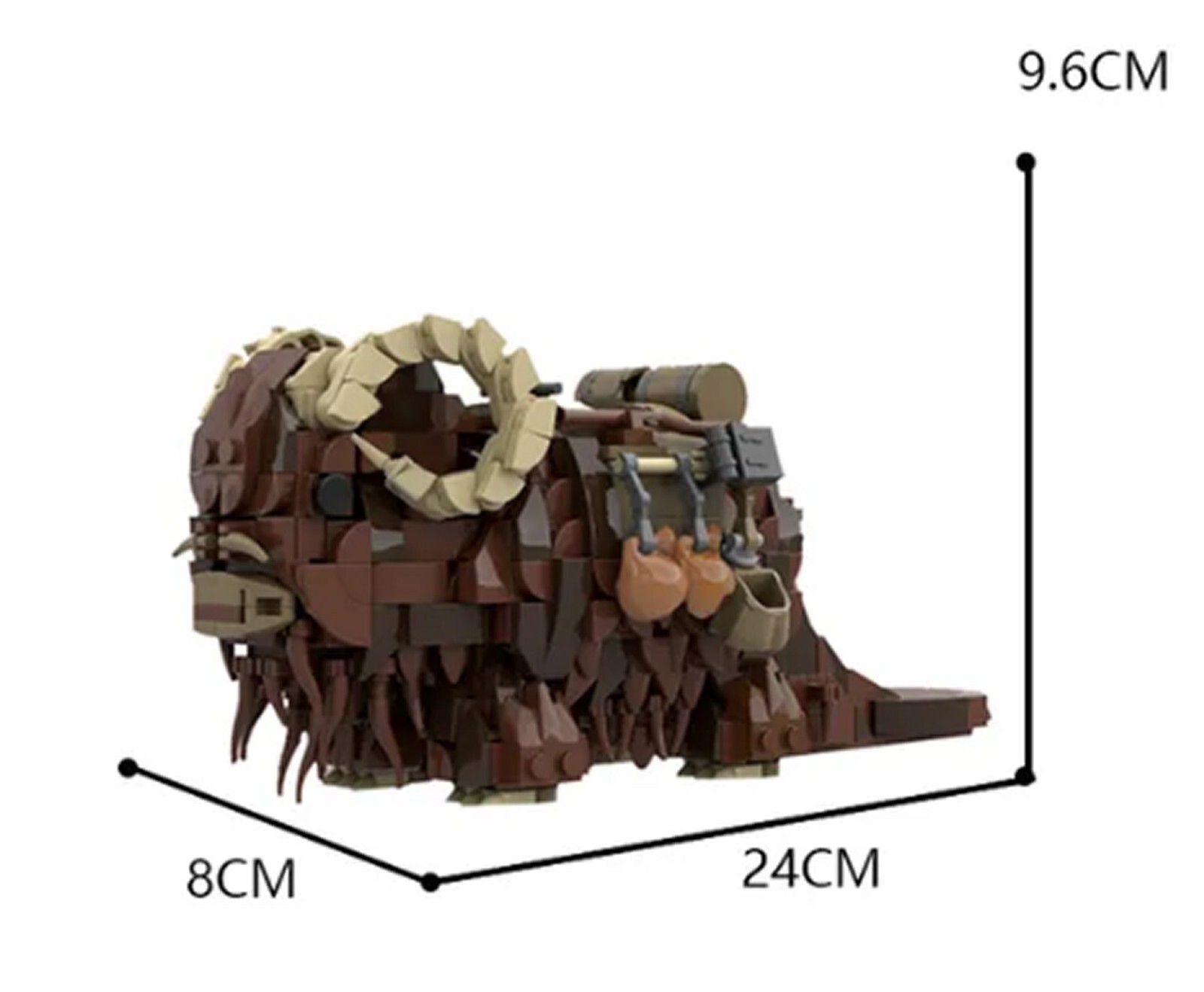 Star Wars BANTHA Mini Figure (Lego Fit) Unbranded CUSTOM MODEL fits ...